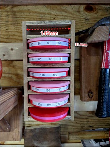 5 inch Sanding disc storage system by jplasencia 3d model