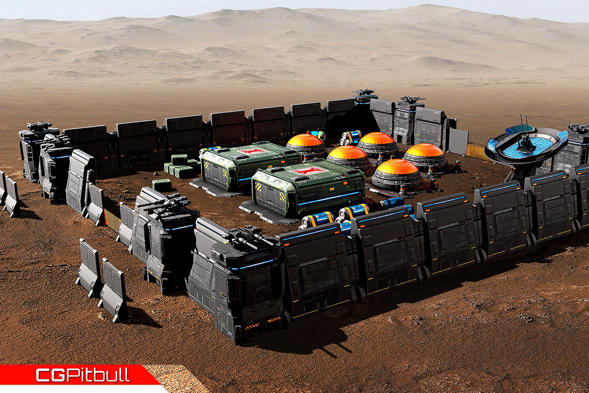 RTS.28 - 09 Modules and Props 3d model