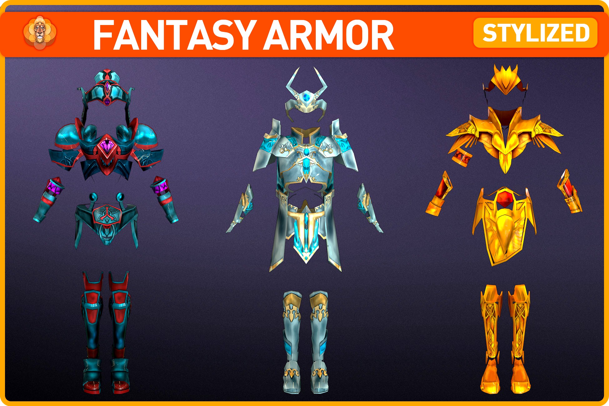 Fantasy Armor 3d model