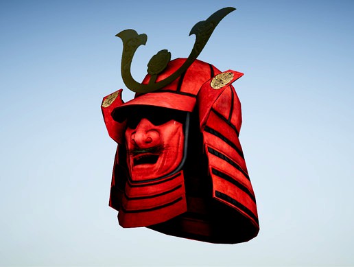 Ultimate Hat: Samurai 3d model