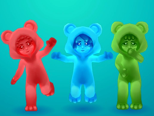 Gummy boy 3d model