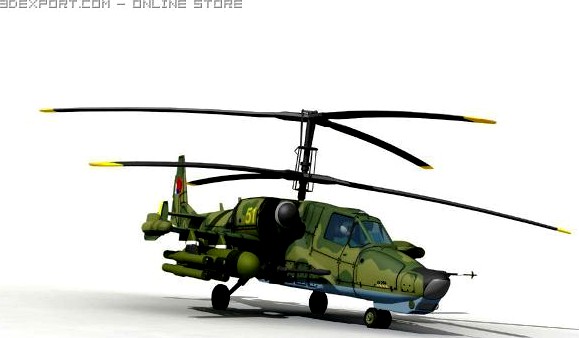 Ka 51 3D Model