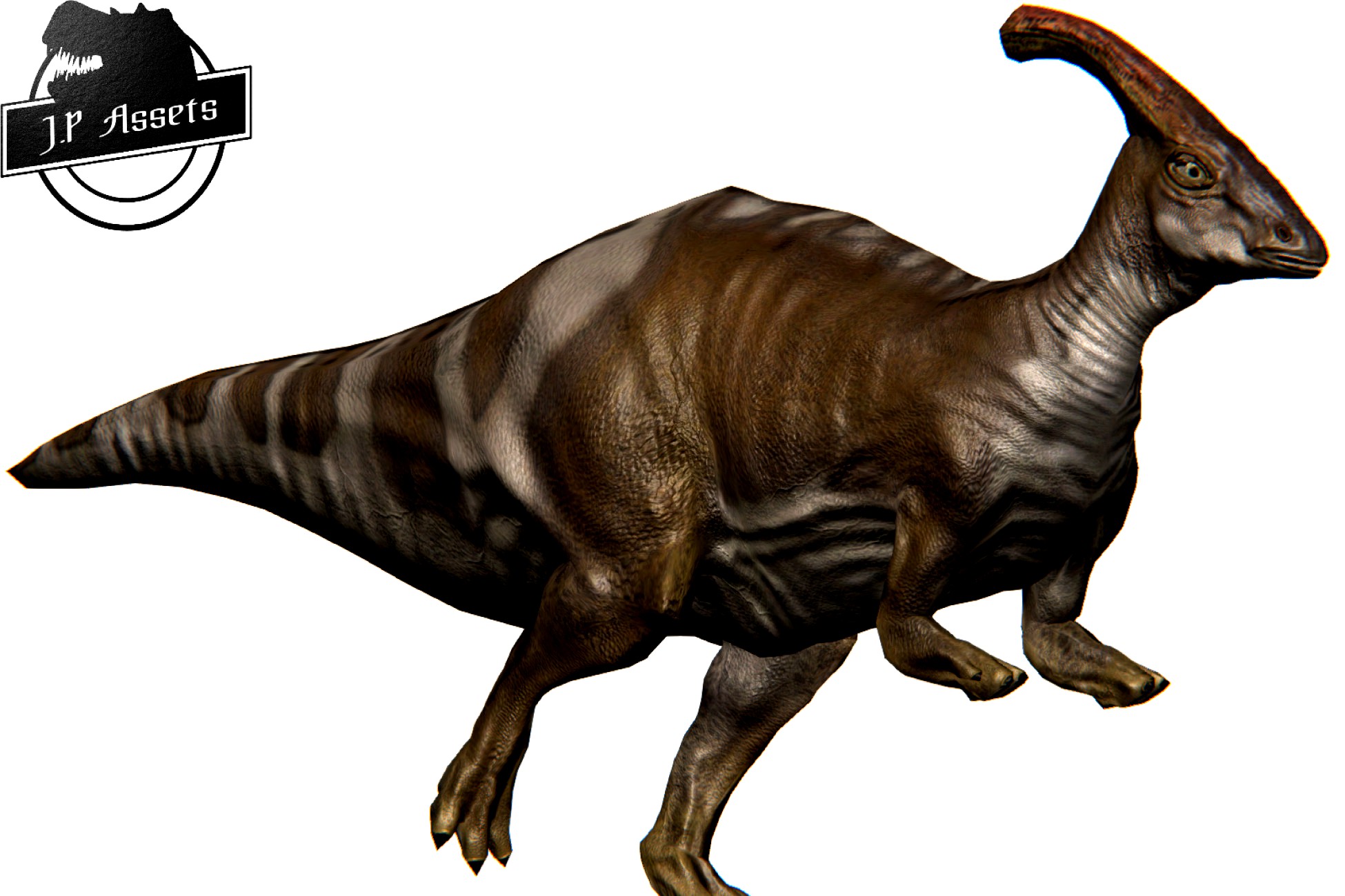 JP Parasaurolophus Dinosaur 3d model