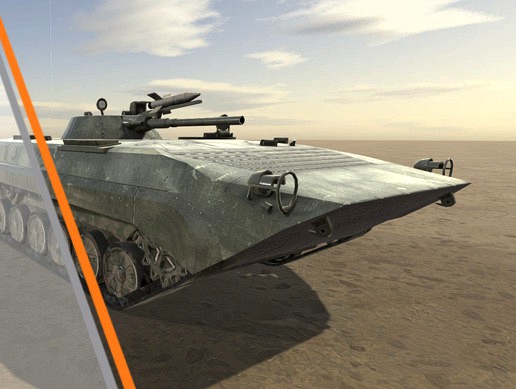 BMP-1 Tank 3d model