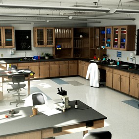Science Lab 3d model