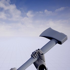 First Person Axe 3d model