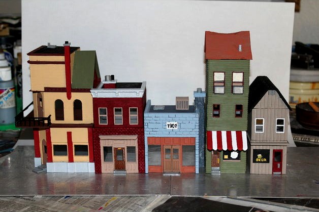 Small Town USA - Diorama by wjh2 3d model