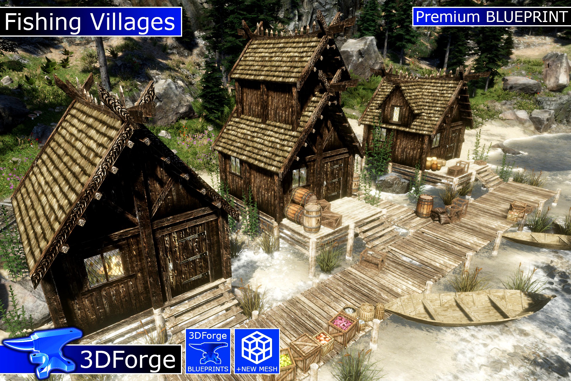 PB Fishing Villages 3d model