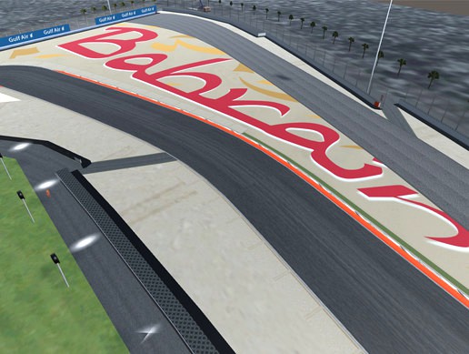 Bahrain Race Track Formula 1 3d model