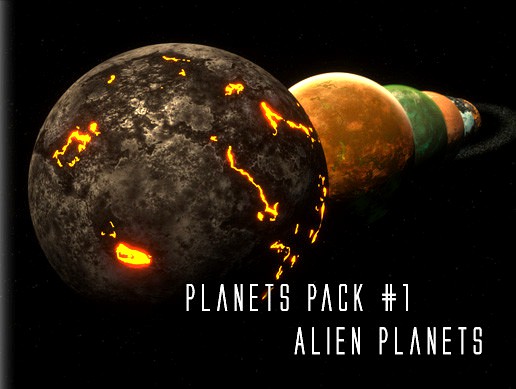 Planets Pack #1 3d model