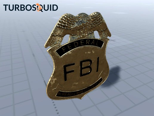 FBI Badge 3d model