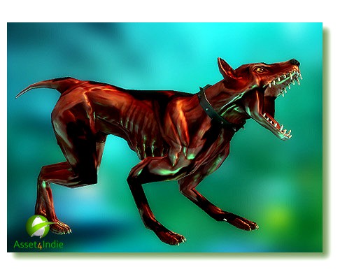 Zombie Dog 3d model
