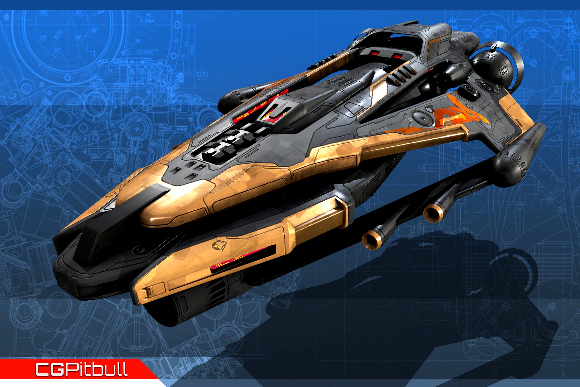 Guardians Frigate BB2 3d model