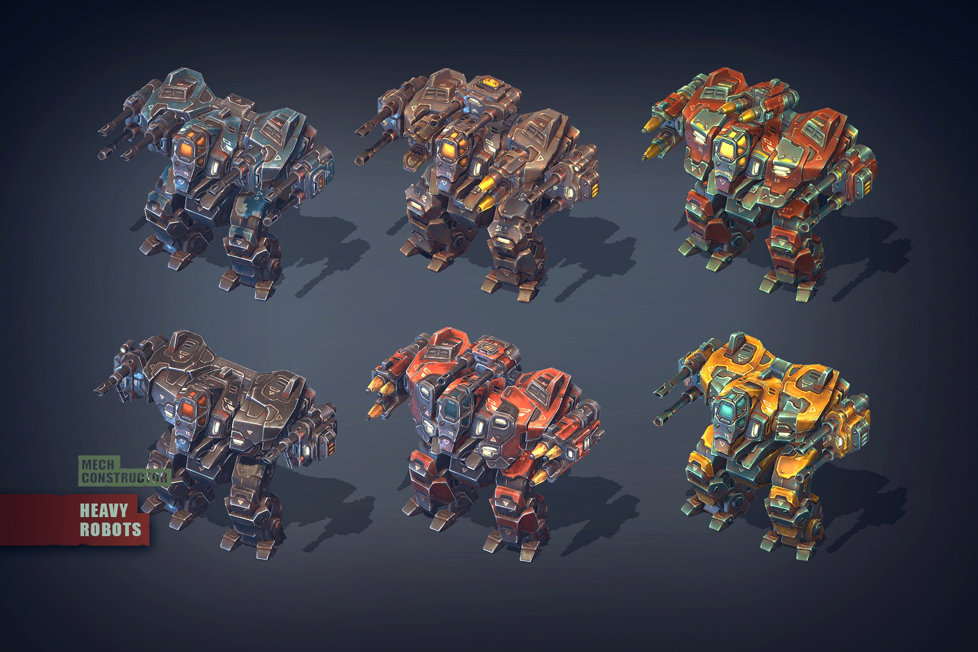 Mech Constructor: Heavy Robot 3d model