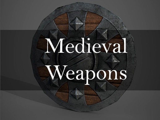 Medieval Low-poly Weapon Pack 3d model