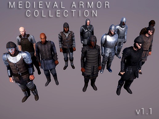 Medieval Armor Collection 3d model
