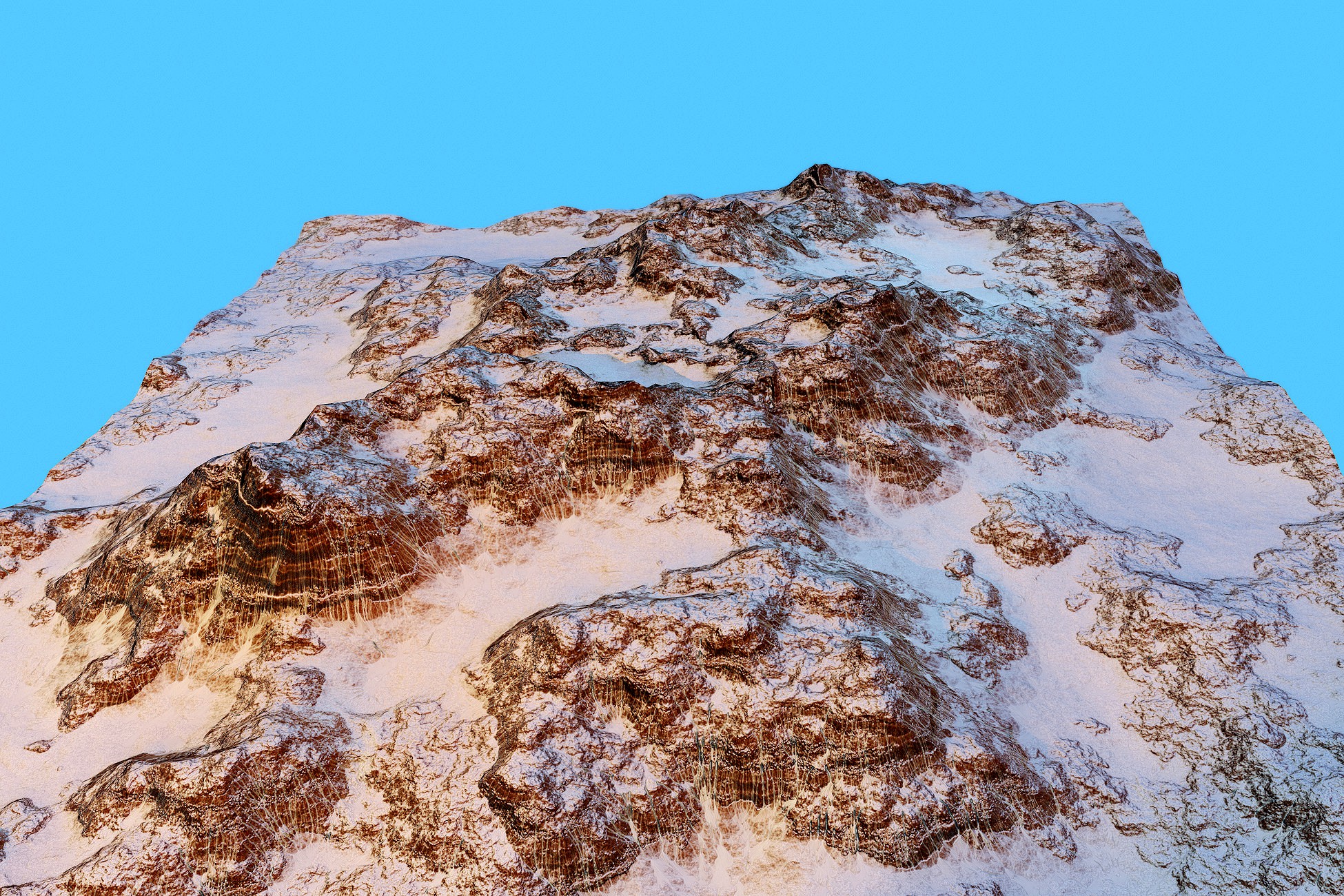 Background Mountains Pack - 14 Mountains 3d model
