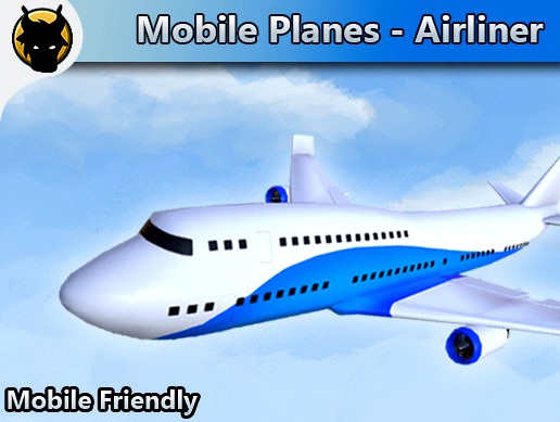 Mobile Planes: Airliner 3d model