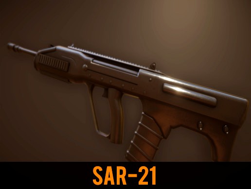 SAR-21 3d model