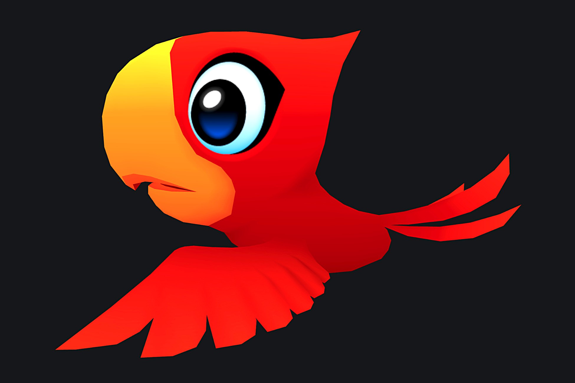 Bird Cartoon 3d model