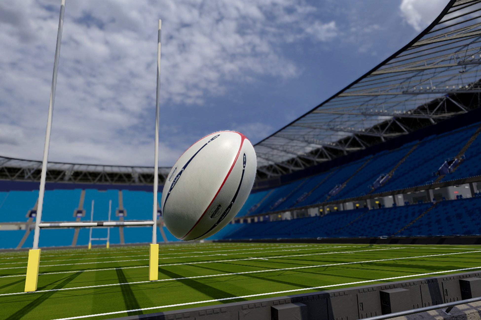 Rugby Stadium 3d model