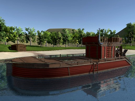 Fishing Ship 3d model