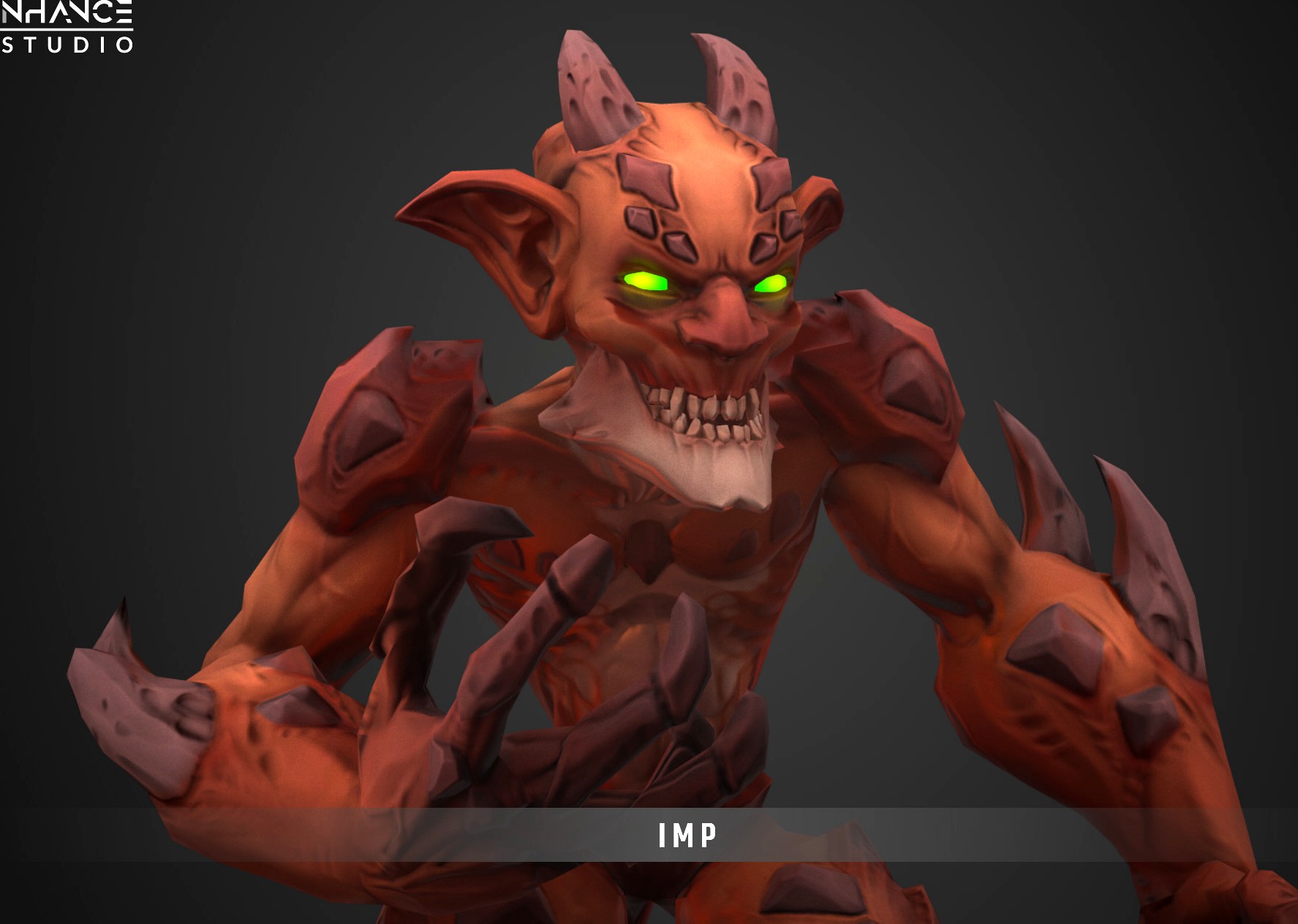 Stylized Character Imp 3d model