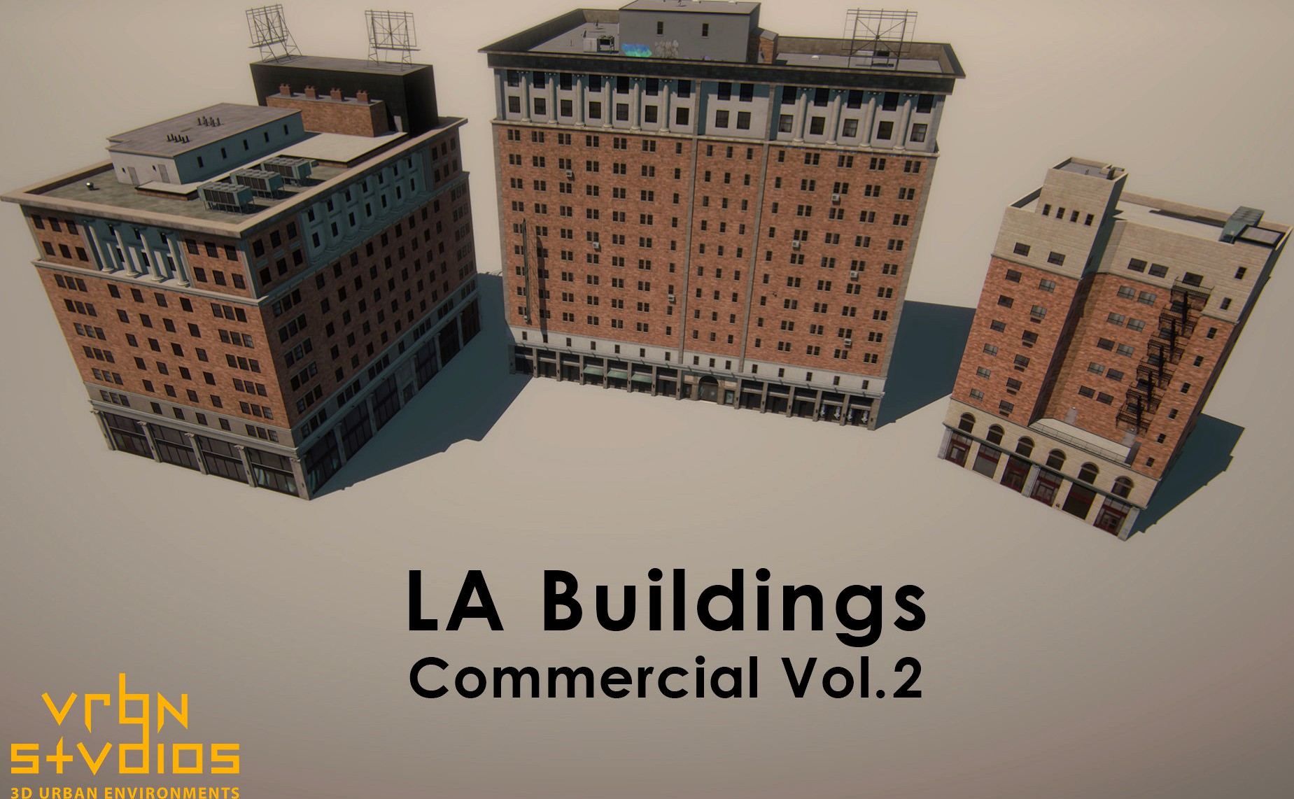 LA Buildings Commercial Vol. 2 3d model