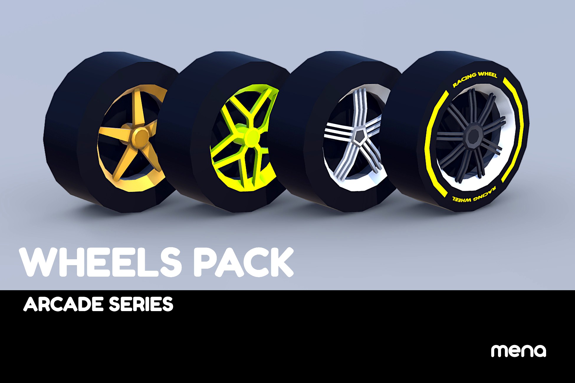 ARCADE: Wheels Pack 3d model