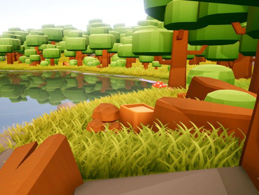 Low Poly Forest Environment Pack 3d model