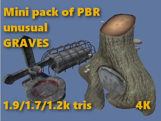 3D Graves PBR Models