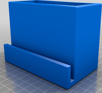 Zebra Barcode Scanner Cart Holder by SpaceLord87 3d model