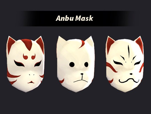 Anbu Mask 3d model