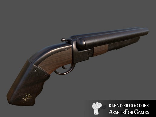 ShotGun_Animated 3d model