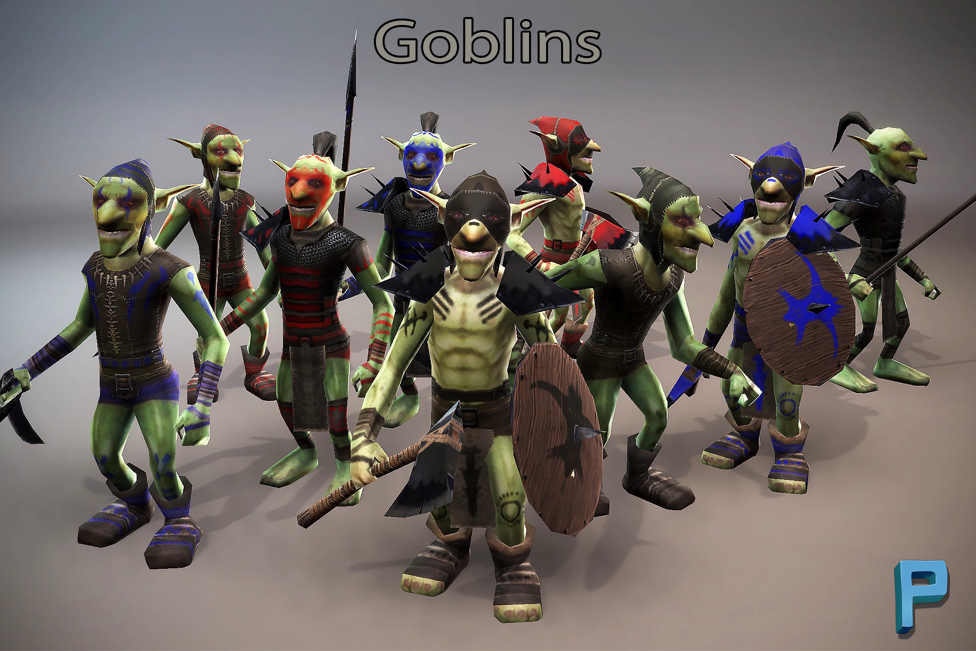 Low-Poly Goblins 3d model