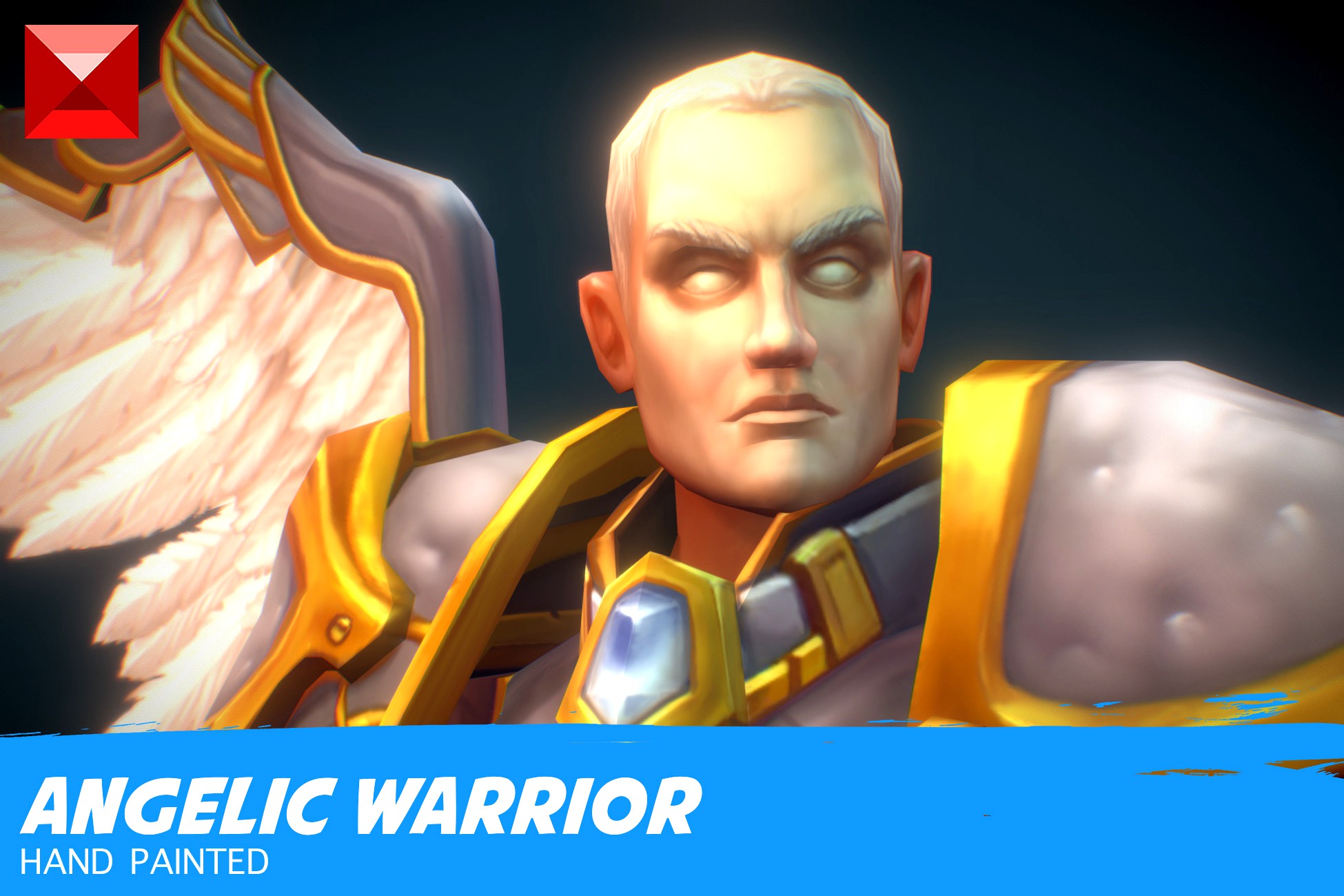 Angelic Warrior - Male 3d model