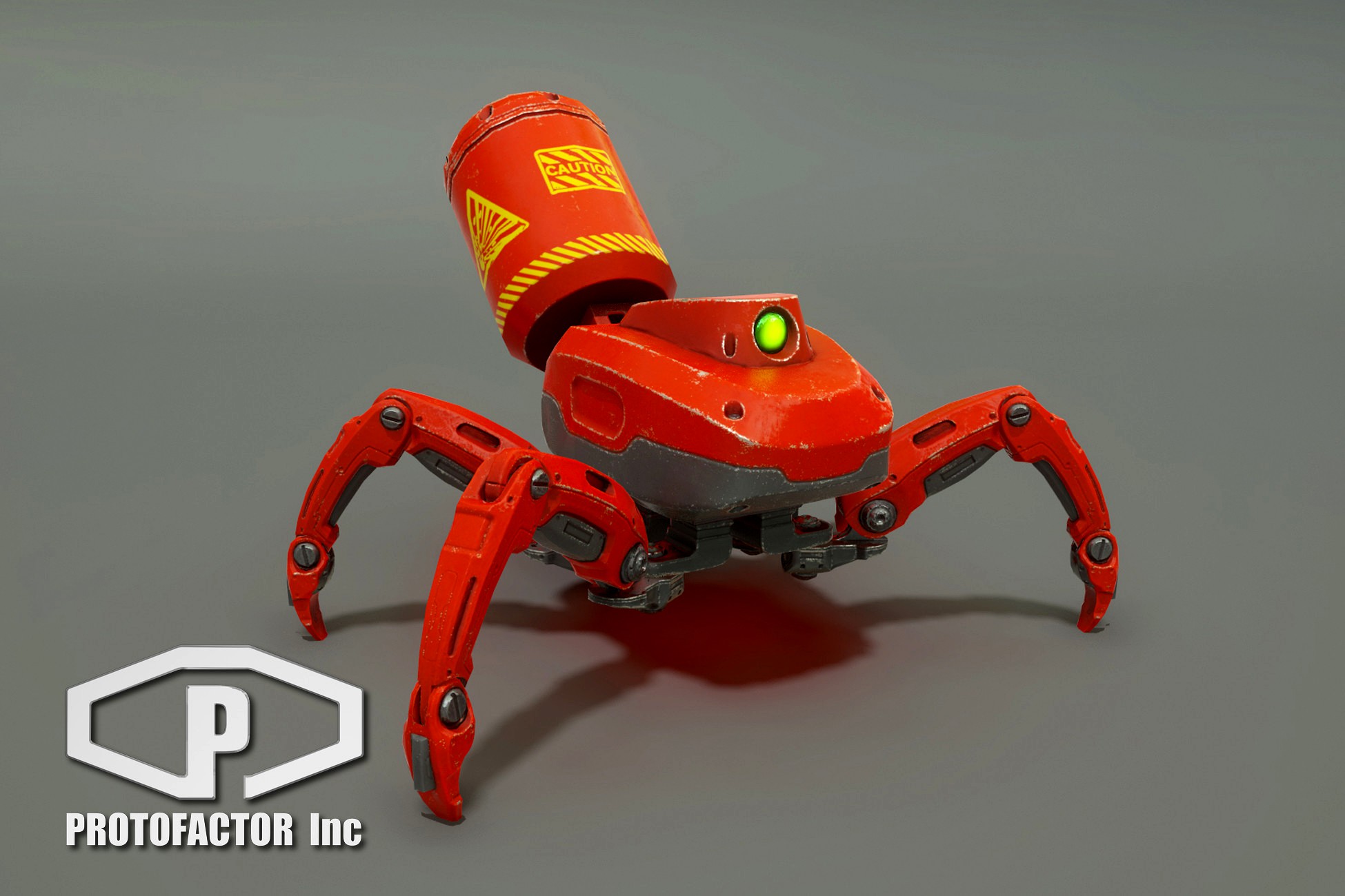 SCI FI: EXPLOSIVE SPIDER BOT 3d model