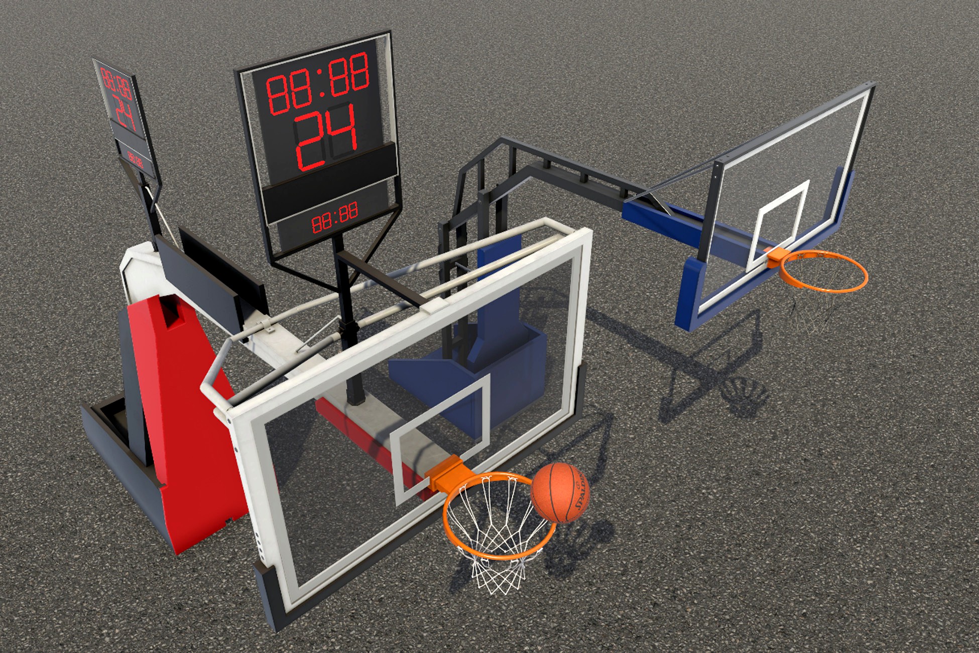 Basketball Props 3d model