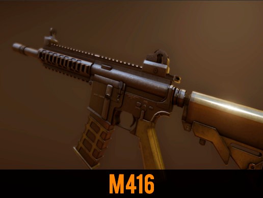 M416 3d model