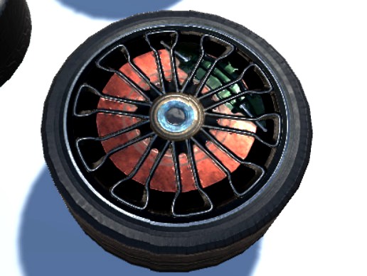 Mobile Wheel Pack PBR And Albedo 3d model