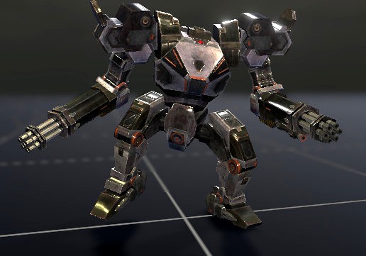 Minigun Mech 3d model