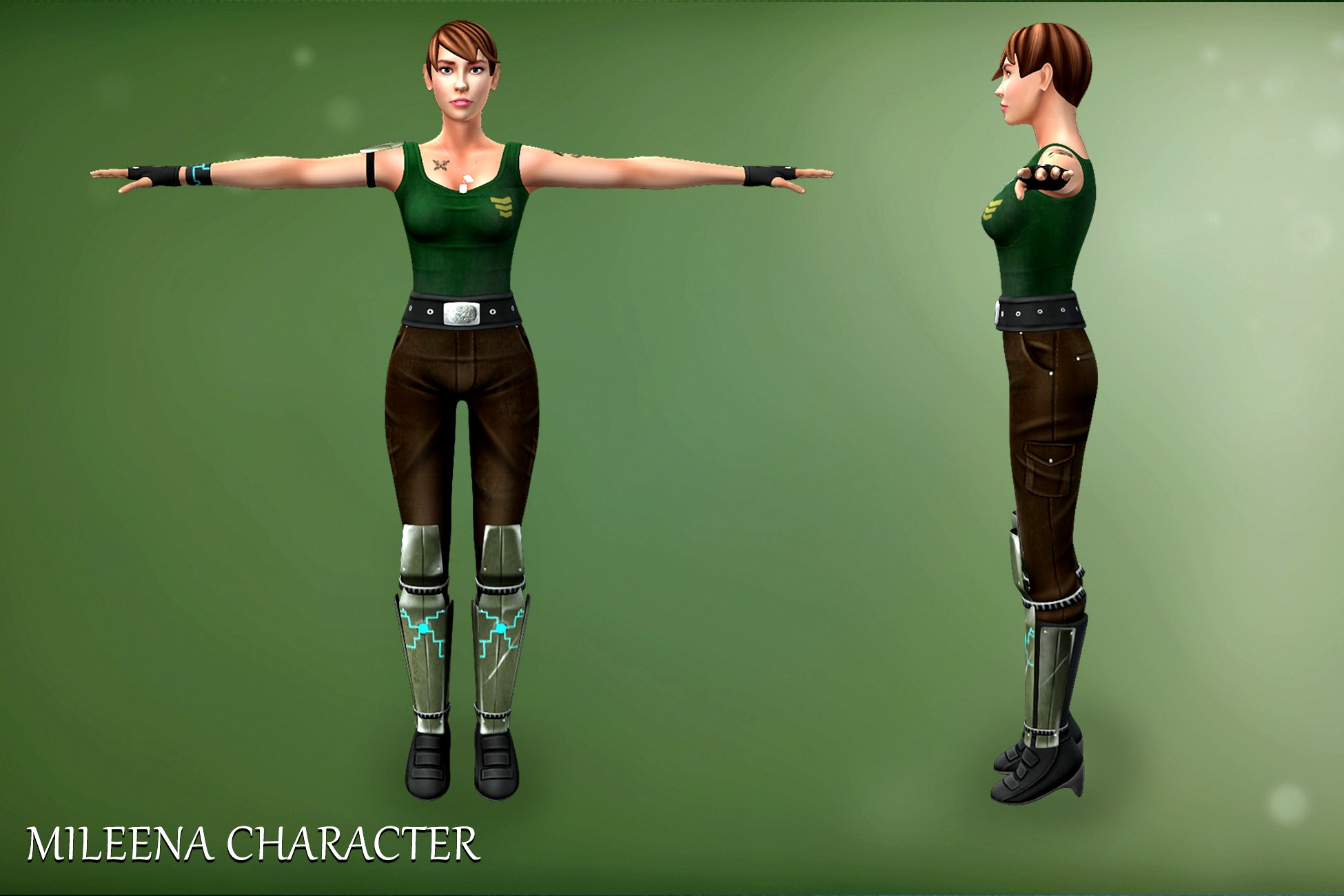 Mileena Character Pack 3d model