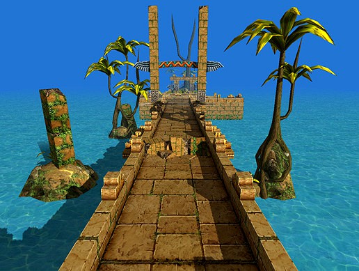 Temple Road Race 3d model