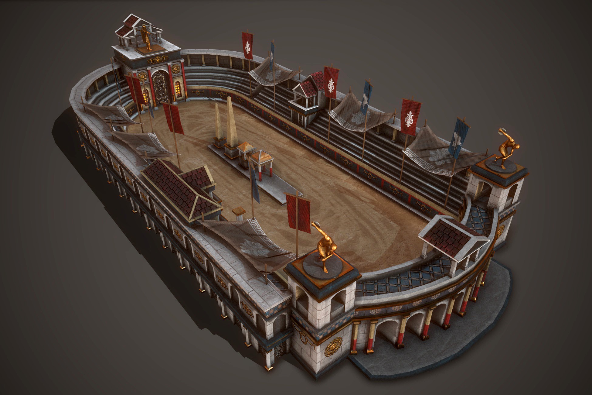 Ancient Circus Maximus 3d model