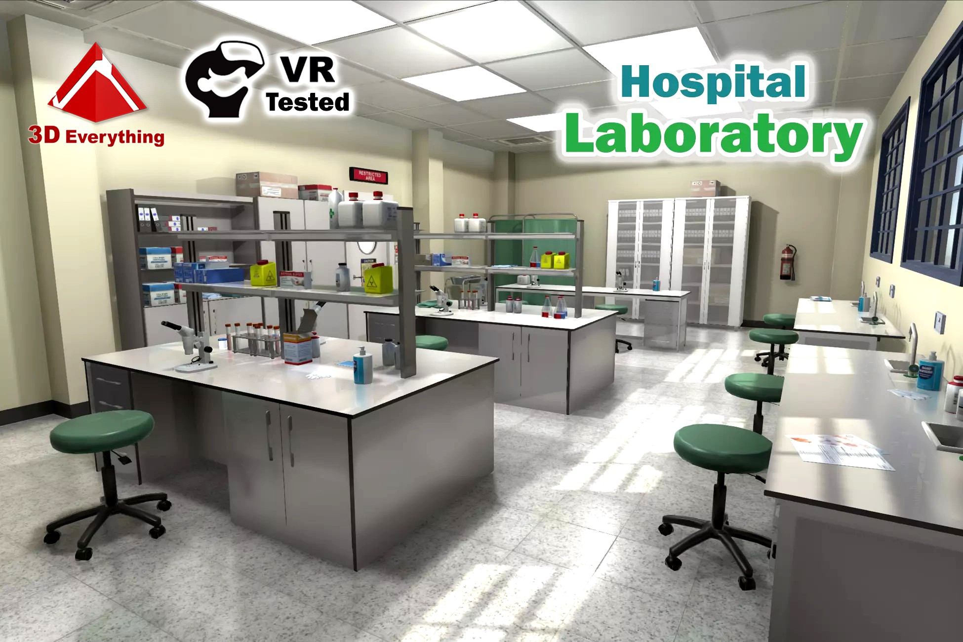 Hospital Laboratory 3d model