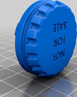 3M Bayonet Cover-Bottle Cap by PLA_Workshop 3d model