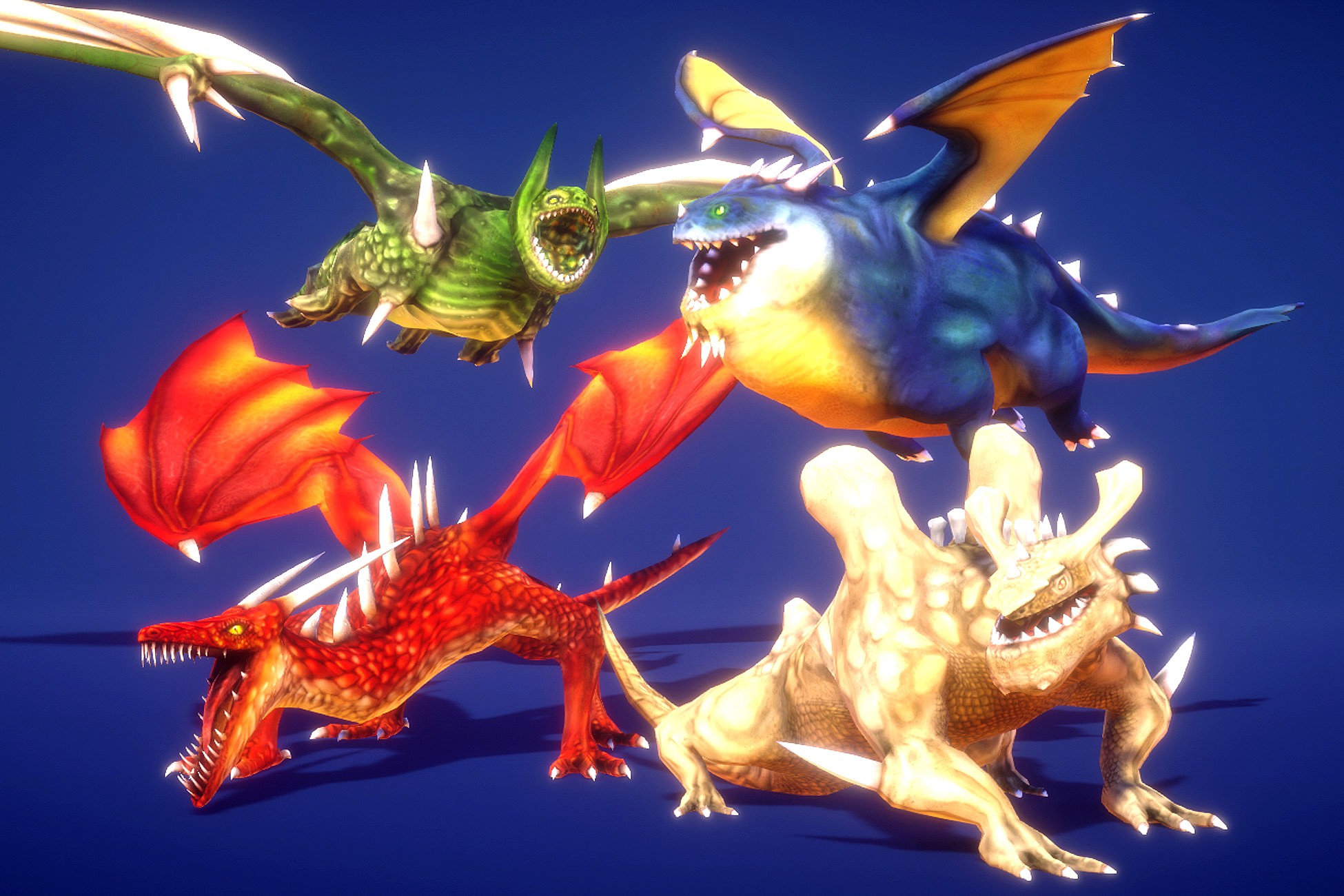 Dragon for Boss Monster : HP 3d model