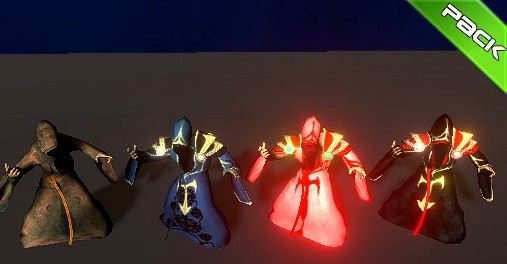 Priest Pack 3d model