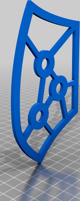 Olson Mask Templates with fingerholds by PaulMakesThings 3d model