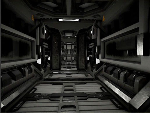 Modular sci-fi Environment F_C5 3d model